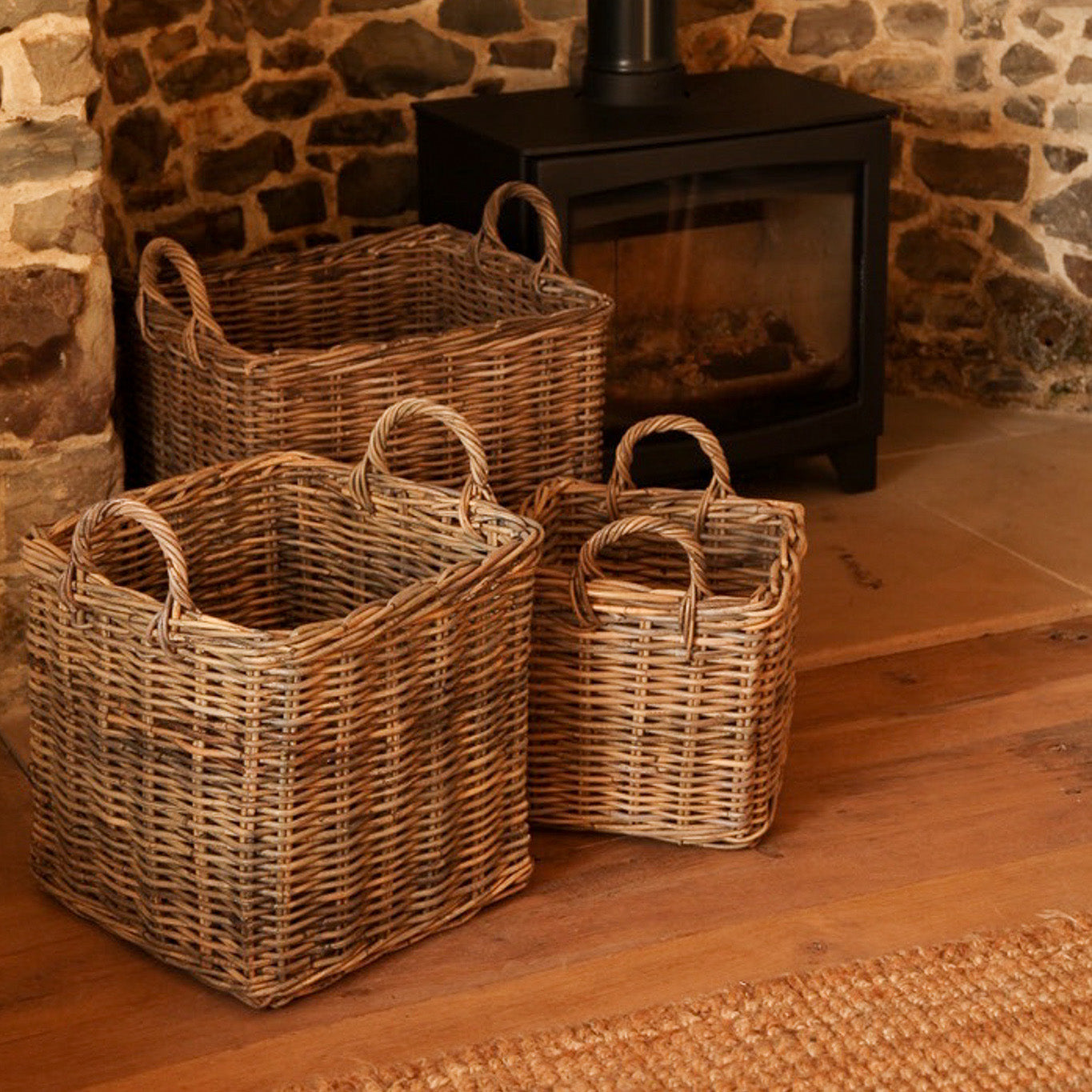 Baskets | Storage, Log, Laundry & Console Table Baskets | The Wainhouse Co