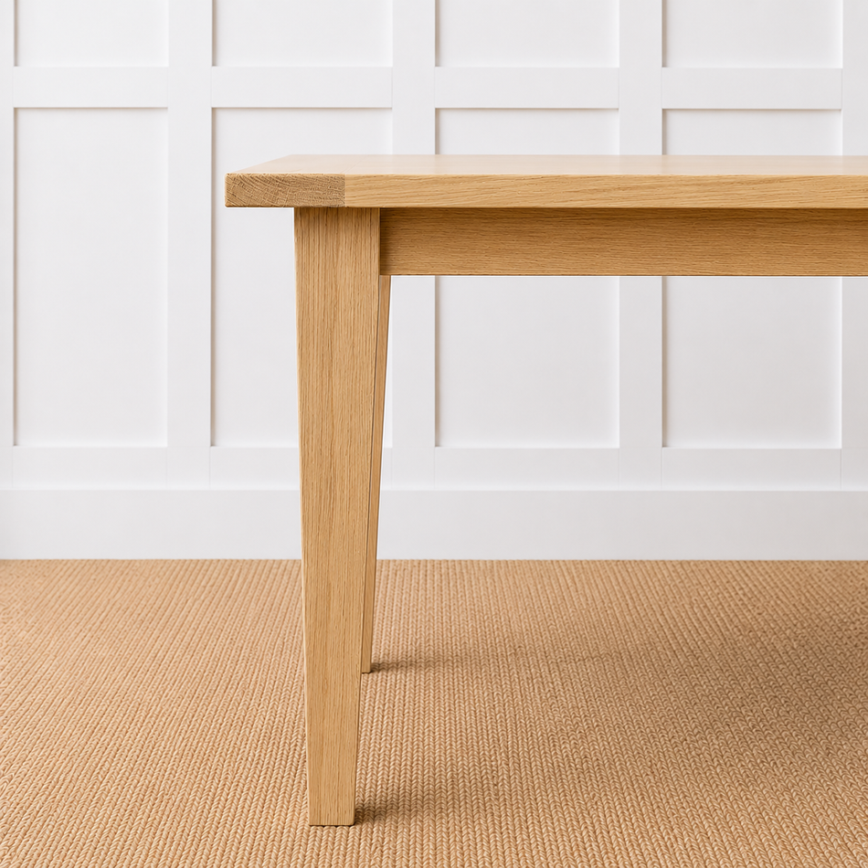Winchester Oak Dining Table | Handmade Oak Dining Table UK – The ...