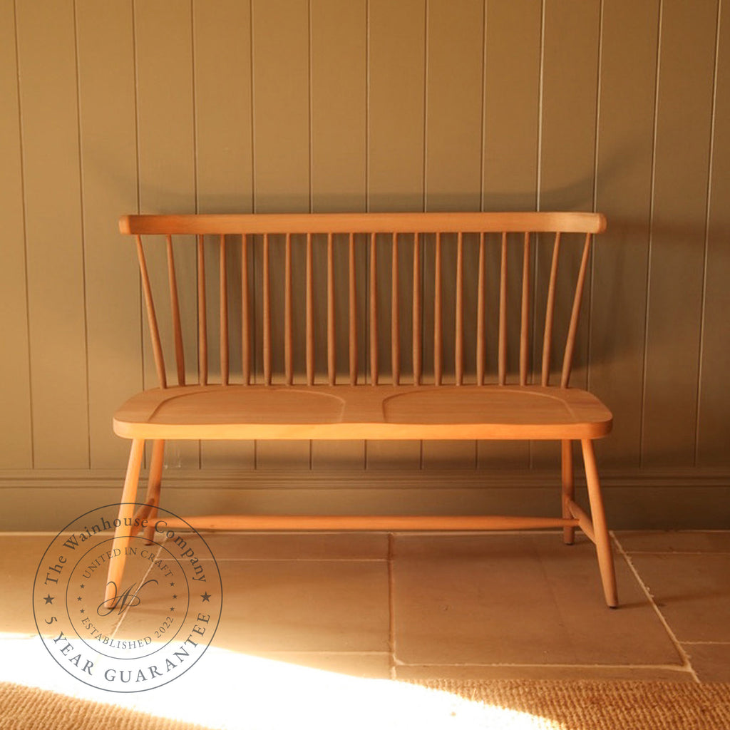 Anna Loveseat Bench | Wooden Loveseat Bench – The Wainhouse Co