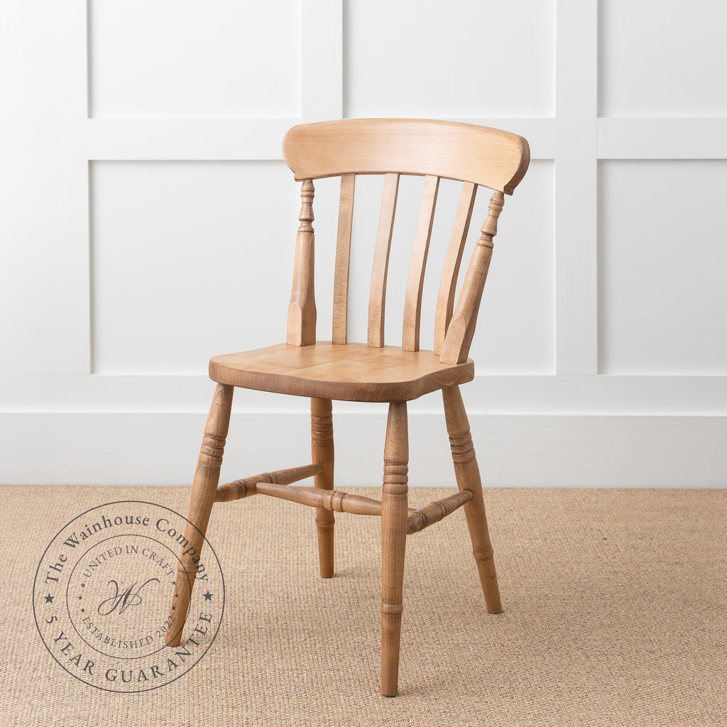 Farmhouse Slat Back Chair | Farmhouse Kitchen Chair – The Wainhouse Co