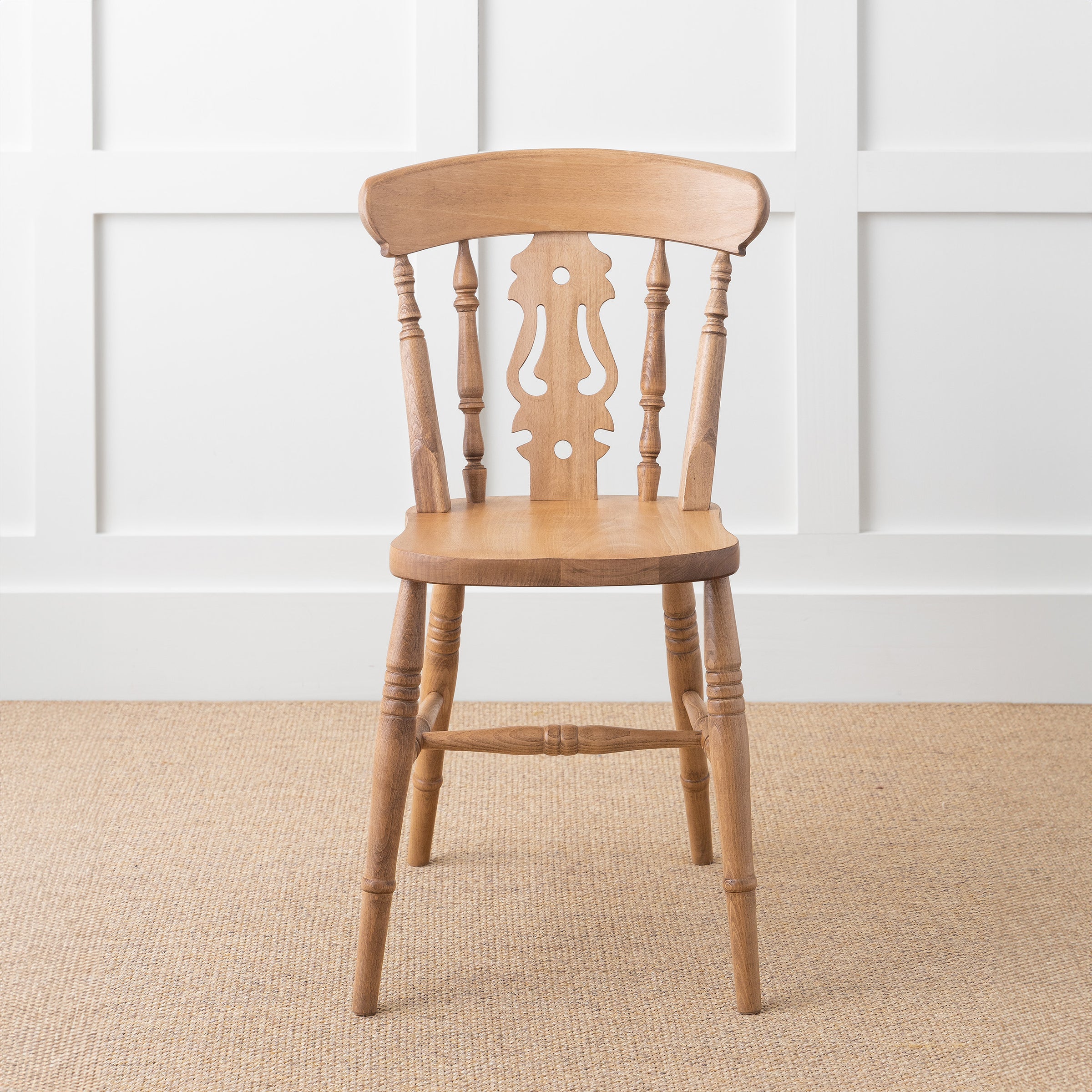 Farmhouse Fiddle Back Chair | Farmhouse Kitchen Chair – The Wainhouse Co