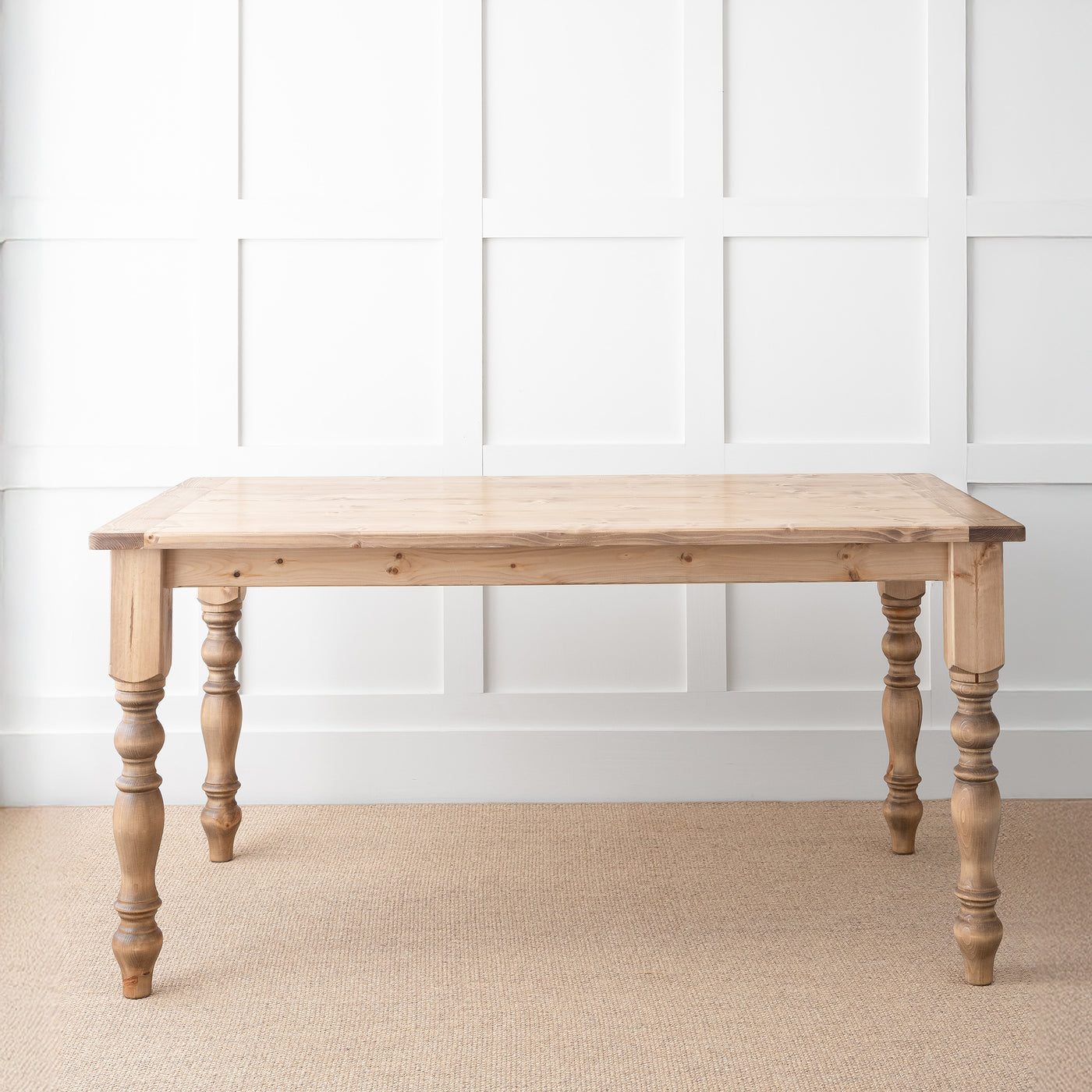 Traditional Farmhouse Dining Table | Pine Farmhouse Kitchen Table – The ...