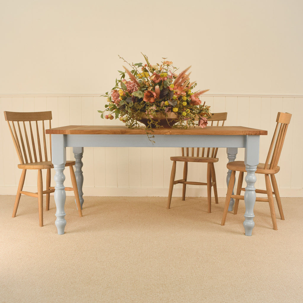 Traditional Oak Dining Set with Chairs – The Wainhouse Co