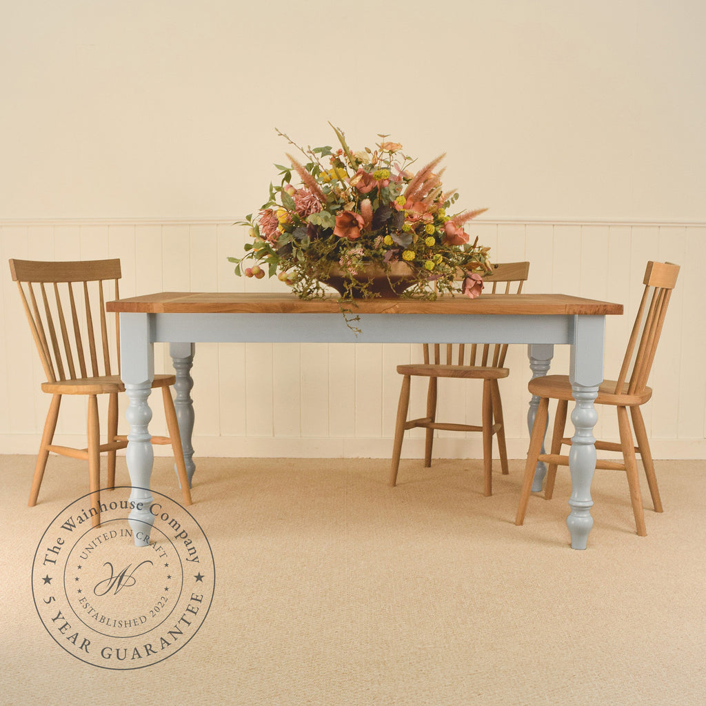 Traditional Oak Dining Set with Chairs | Oak Table and Chairs – The ...